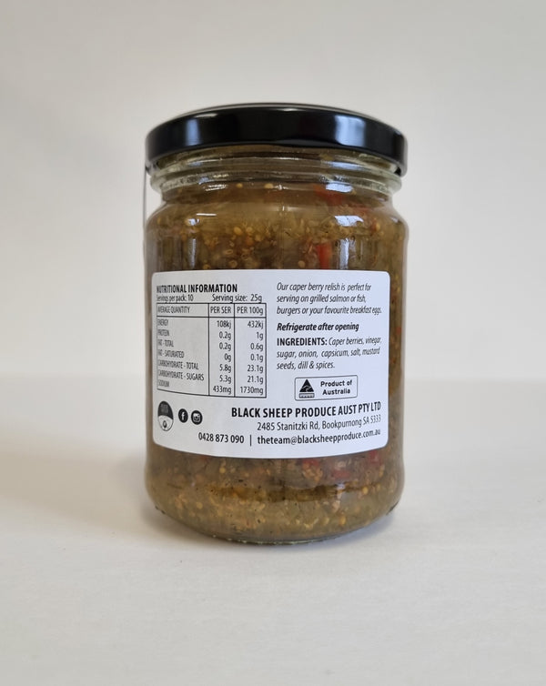 Caper relish - Black Sheep Produce